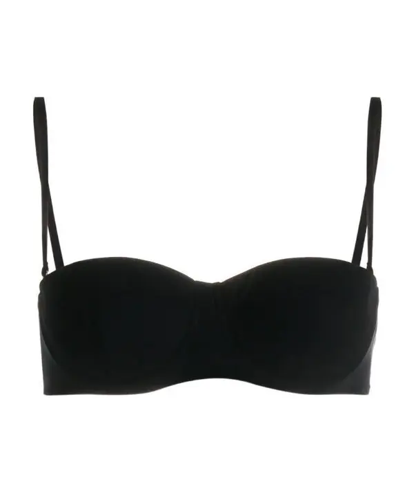 Dolce & Gabbana Balconette Bikini Top With Buckle Detail - Black