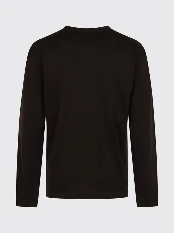 Giorgio Armani Long-sleeved Crewneck Pullover - Brown