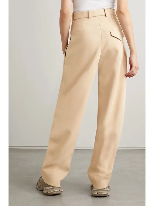Wardrobe.NYC Pleated Wide-leg Casual Pants