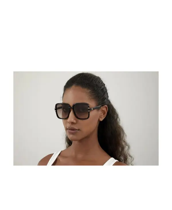 Gucci Square Frame Sunglasses - Black