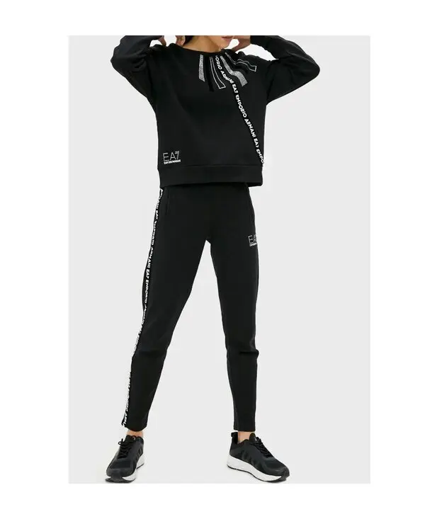 EA7 Logo Detail Hoodie