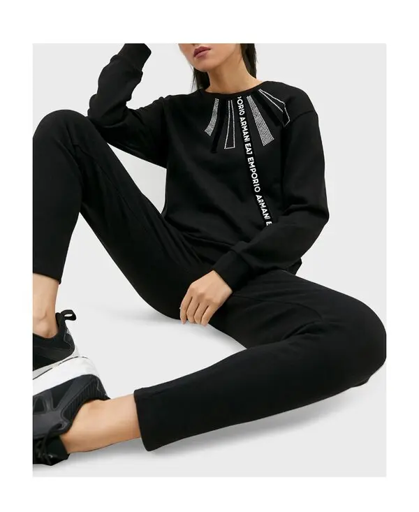 EA7 Logo Detail Hoodie