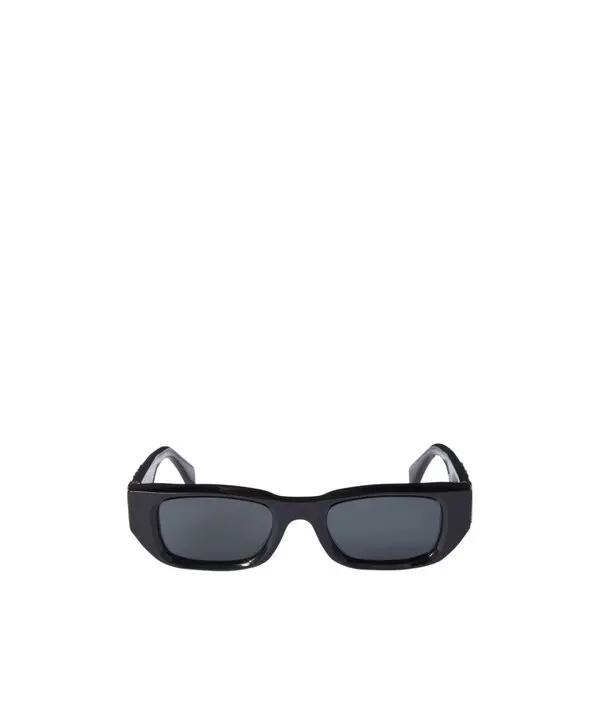 Off-White Rectangular Frame Sunglasses - Black