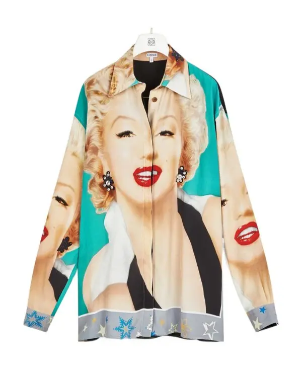 Loewe Marilyn Monroe Print Shirt - Nude