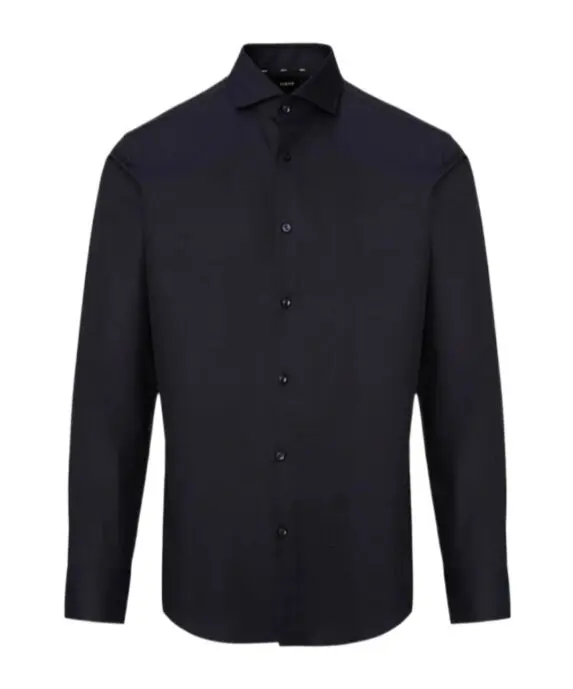 Hugo Boss Long-sleeved Shirt - Dark Blue