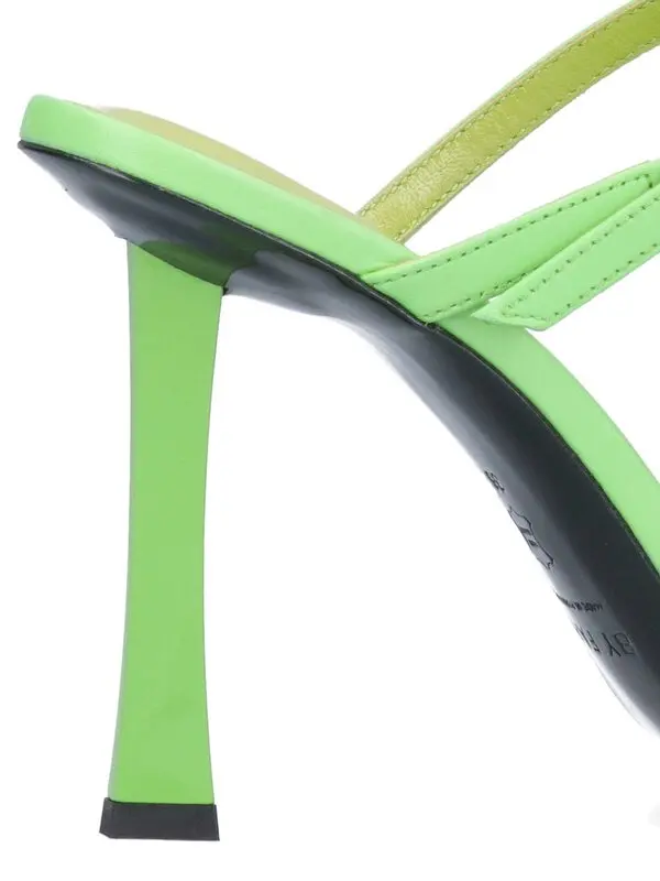 By Far Buck-down Detail Sandals
