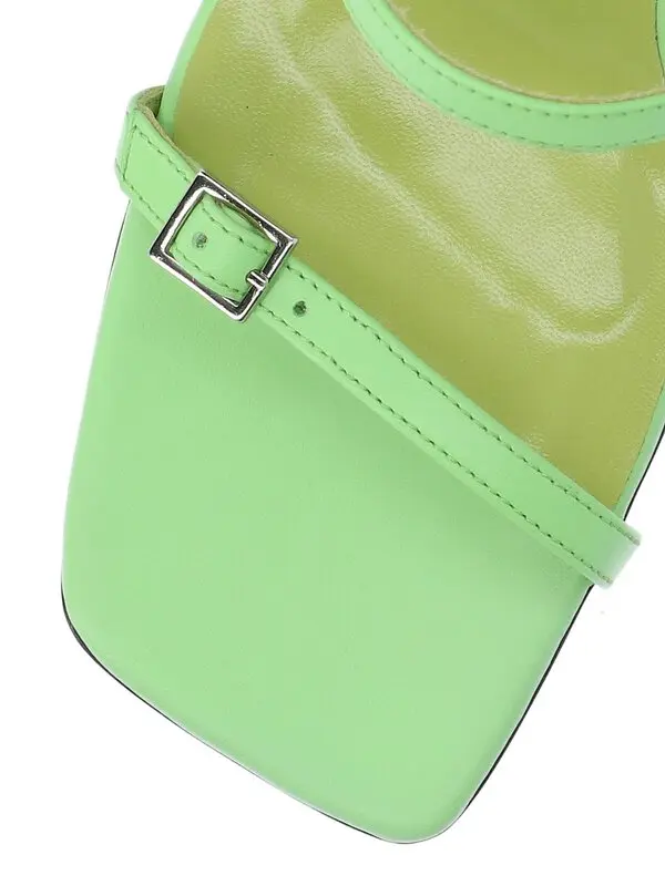 By Far Buck-down Detail Sandals