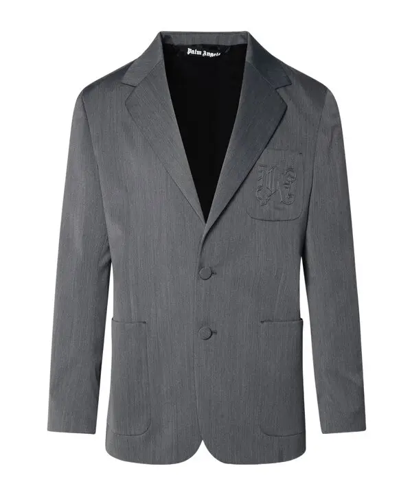 Palm Angels Single-breasted Tailored Blazer