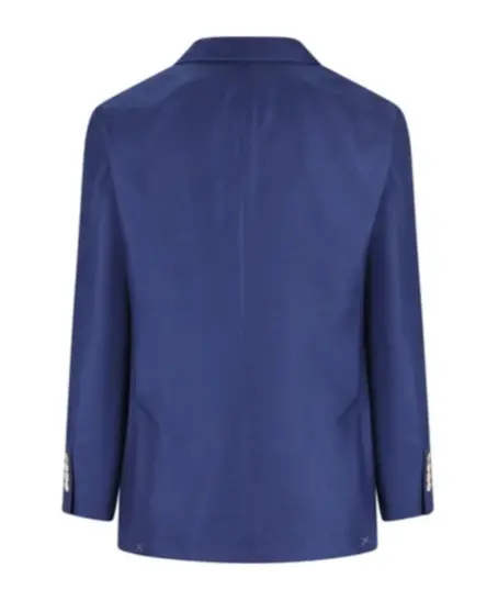 Brunello Cucinelli Single-breasted Tailored Jacket - Blue