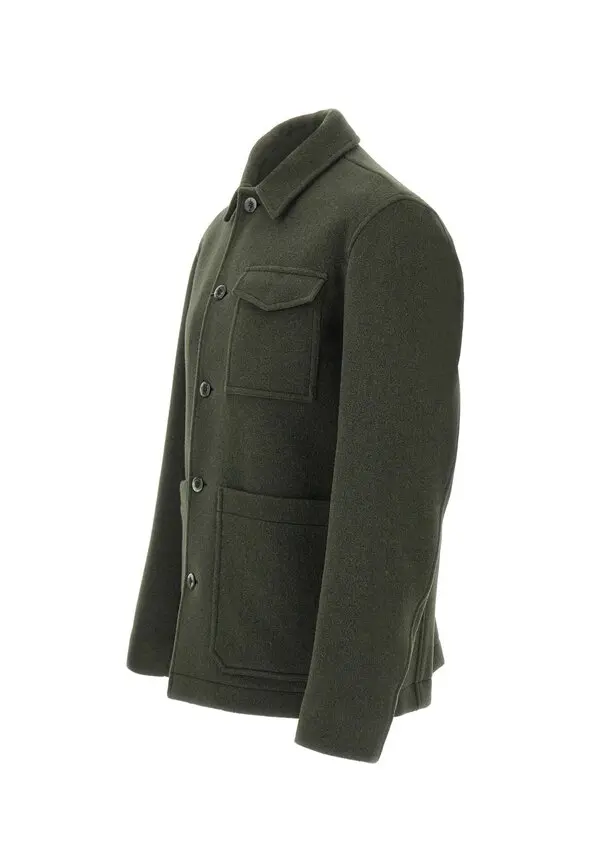 Herno Lapel Collar Jacket - Black