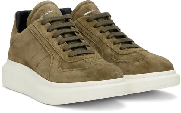 Alexander McQueen Oversized Retro Lace-up Sneakers - Green