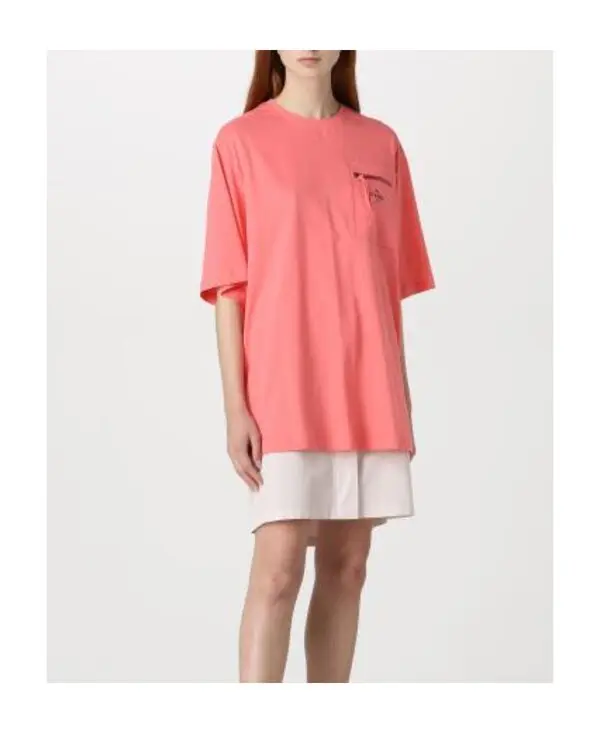 Fendi Short Sleeve T-shirt With Zip Pocket