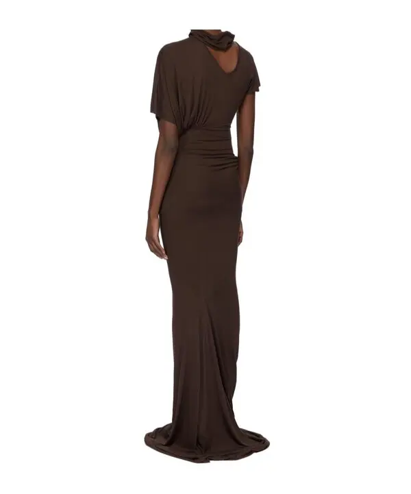Rick Owens Lilith Ruched Gown