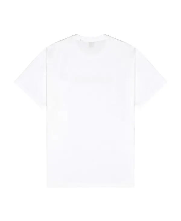 Burberry Logo Printed Crewneck T-shirt - White