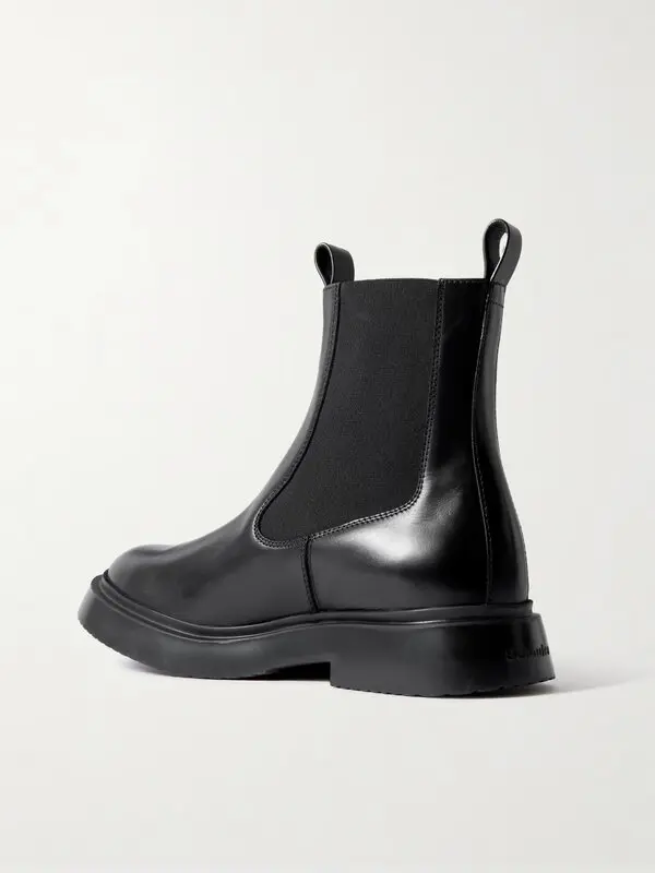Proenza Schouler Leather Chelsea Boots - Black