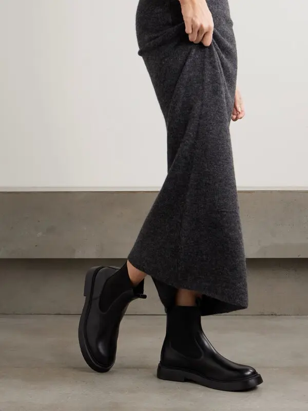 Proenza Schouler Leather Chelsea Boots - Black