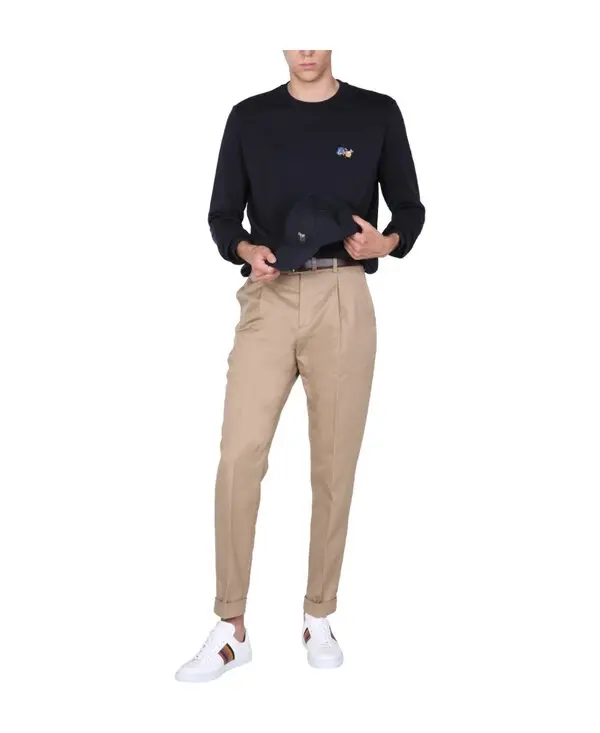 Paul Smith Crewneck Sweatshirt With Paint Splatter Detail - Black