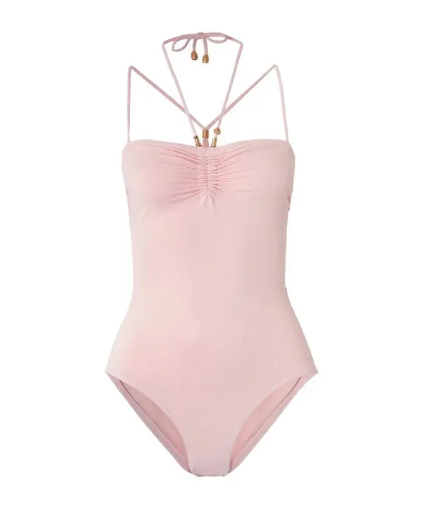 ERES Odyssée One-piece Swimsuit With Embellished Straps - Pink