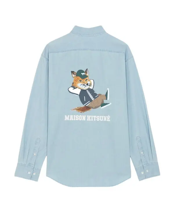 Maison Kitsuné Chillax Print Relaxed Shirt