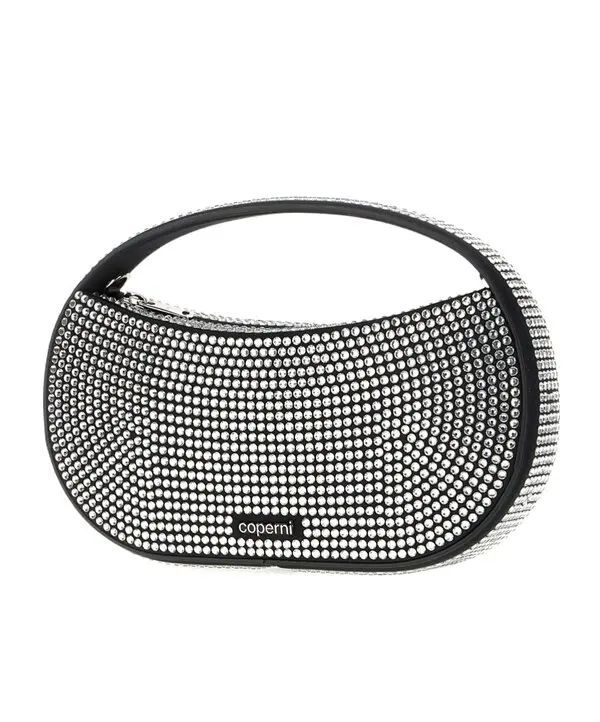 Coperni Sound Swipe Embellished Tote Bag - Black Silver