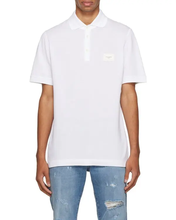 Dolce & Gabbana Dolce Gabbana Logo Patch Polo Shirt