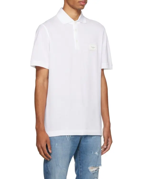 Dolce & Gabbana Dolce Gabbana Logo Patch Polo Shirt