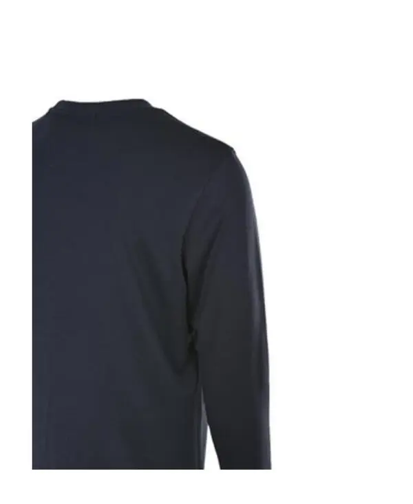 Hugo Boss Logo Crew Neck Long Sleeve Sweater - Black