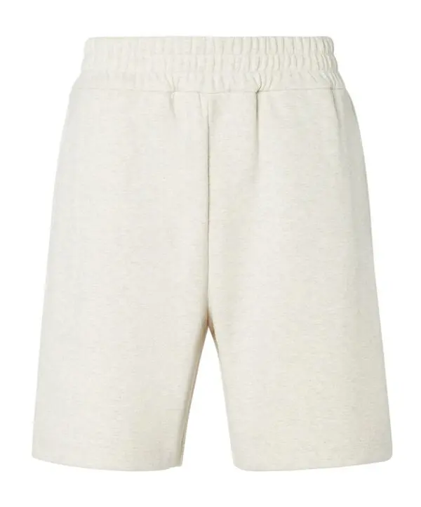 Fendi Logo Embroidered Bermuda Shorts - Light Gray