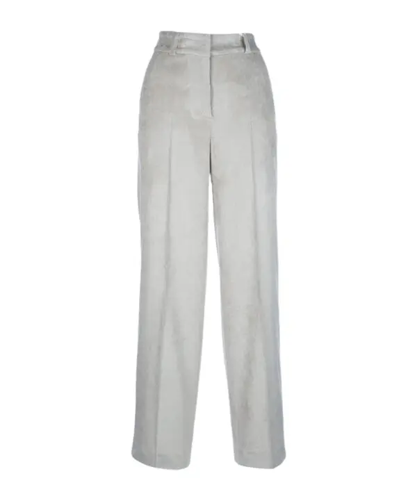 Peserico Pleated Zipper Casual Pants - Gray