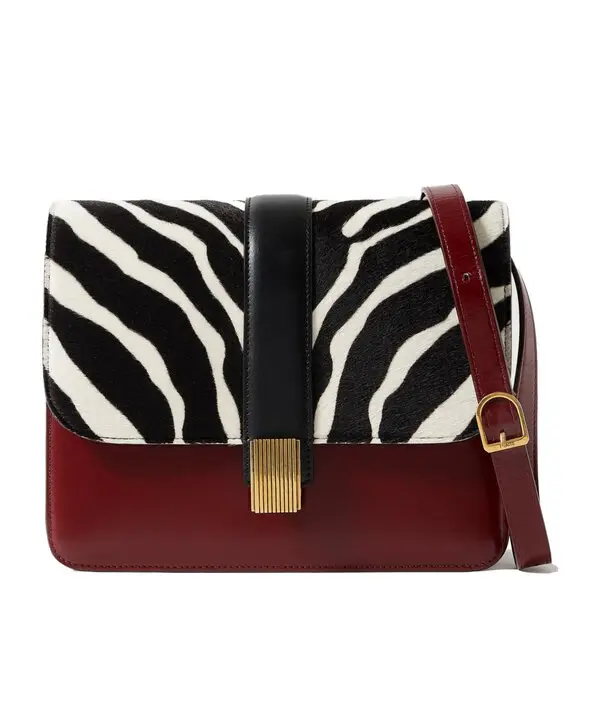 Khaite Blake Shoulder Bag - Wine Red