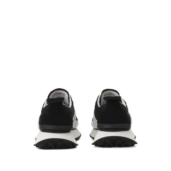 LANVIN Bumper Mesh Lace-up Sneakers - Black