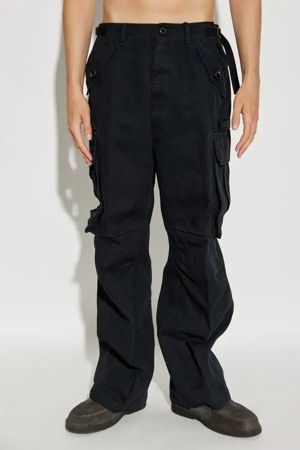 Dsquared2 Cargo Pocket Trousers - Black