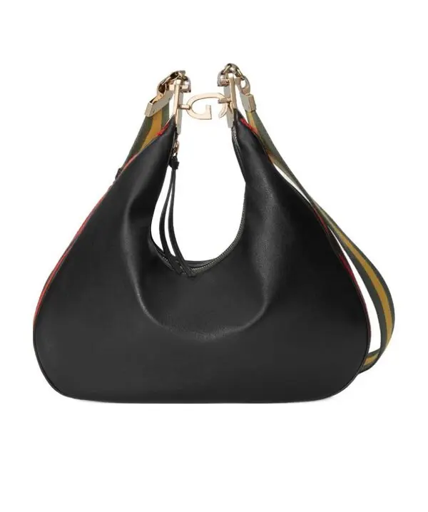 Gucci Attache Large Shoulder Bag - Black
