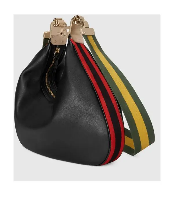 Gucci Attache Large Shoulder Bag - Black