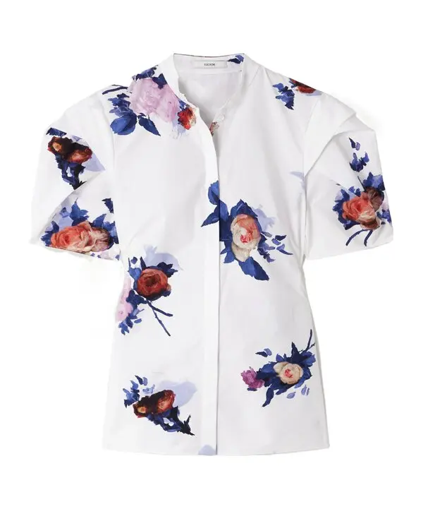 Erdem Printed Shirt - White