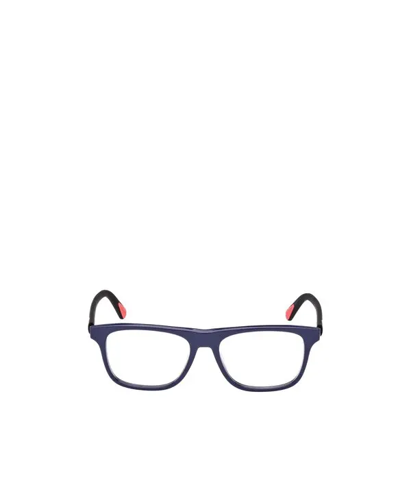 Moncler Logo Flat Mirror Eyeglasses - Blue