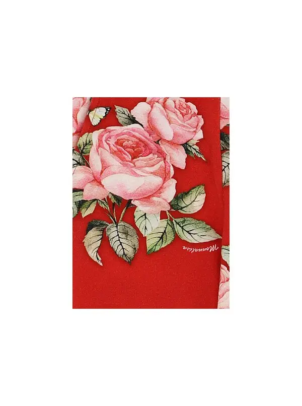 Monnalisa Rose Print Track Trousers
