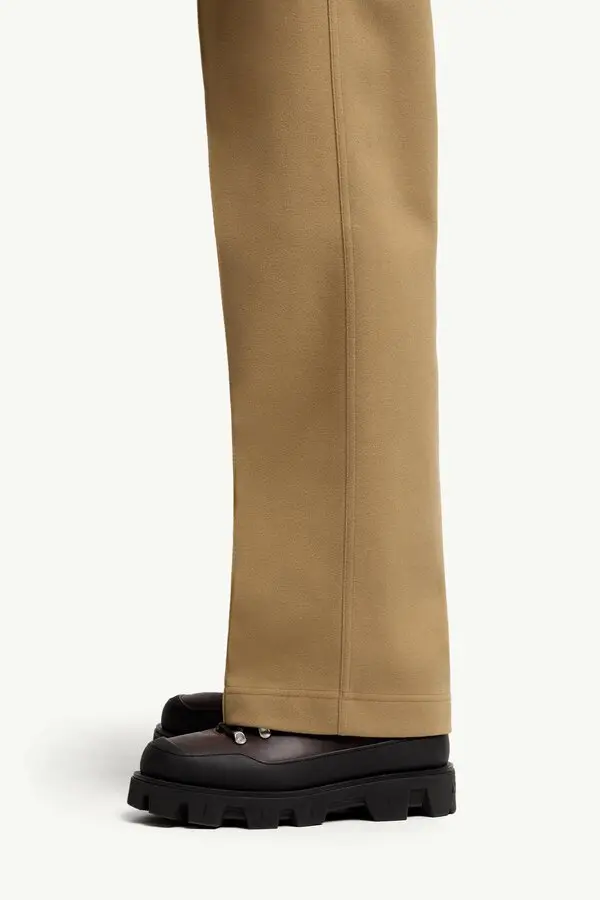 Moncler Logo Embroidered Straight Leg Pants