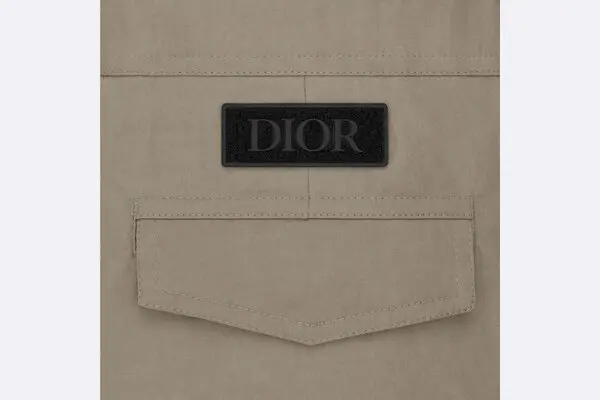 Dior Logo Patch Belted-waist Trousers