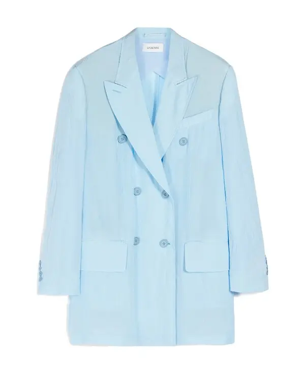 Sportmax Fitted Double-breasted Button Blazer