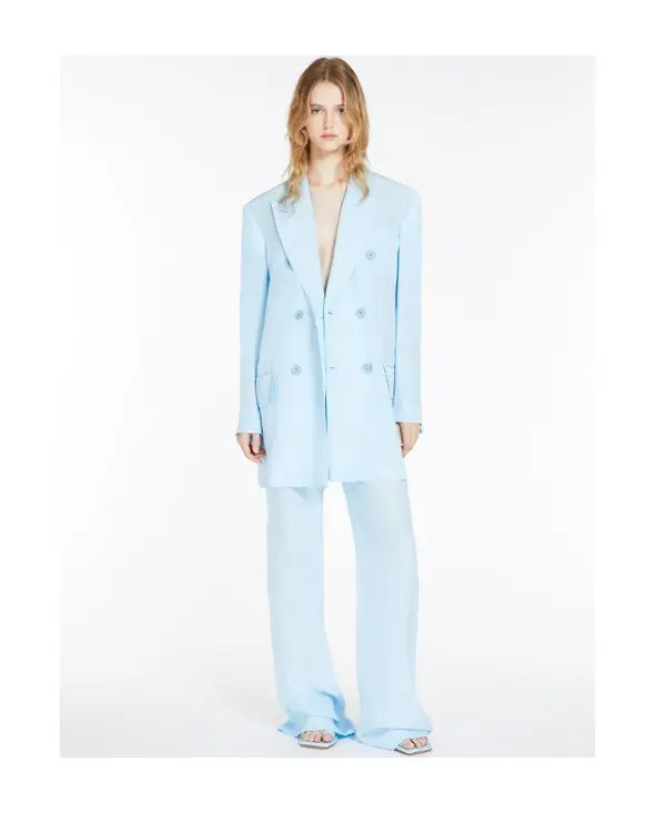 Sportmax Fitted Double-breasted Button Blazer