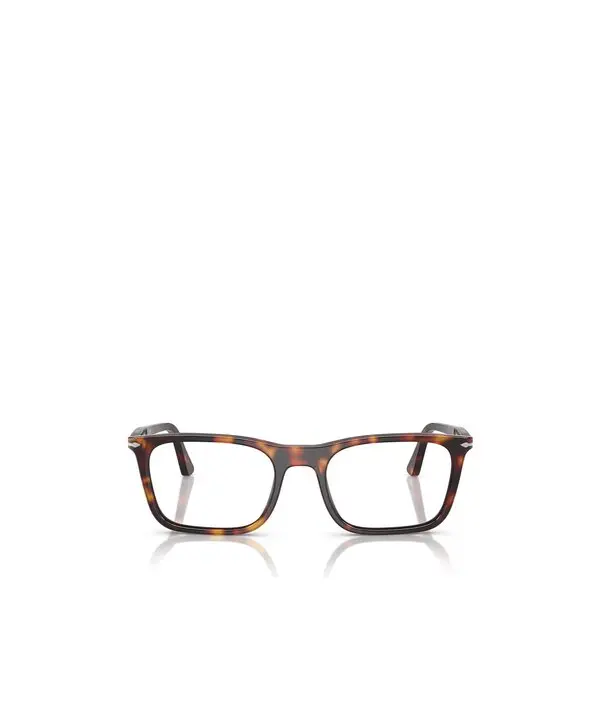 Persol Rectangle Frame Eyeglasses - Havana
