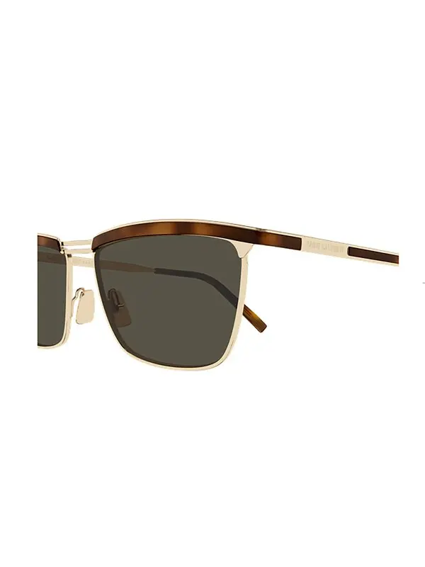 Saint Laurent Rectangle Full Rim Sunglasses