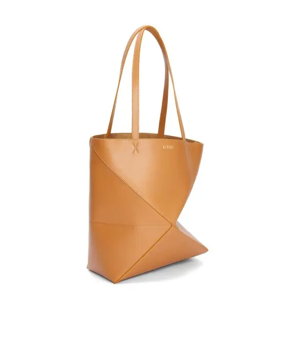 Loewe Puzzle Fold Tote Bag - Brown