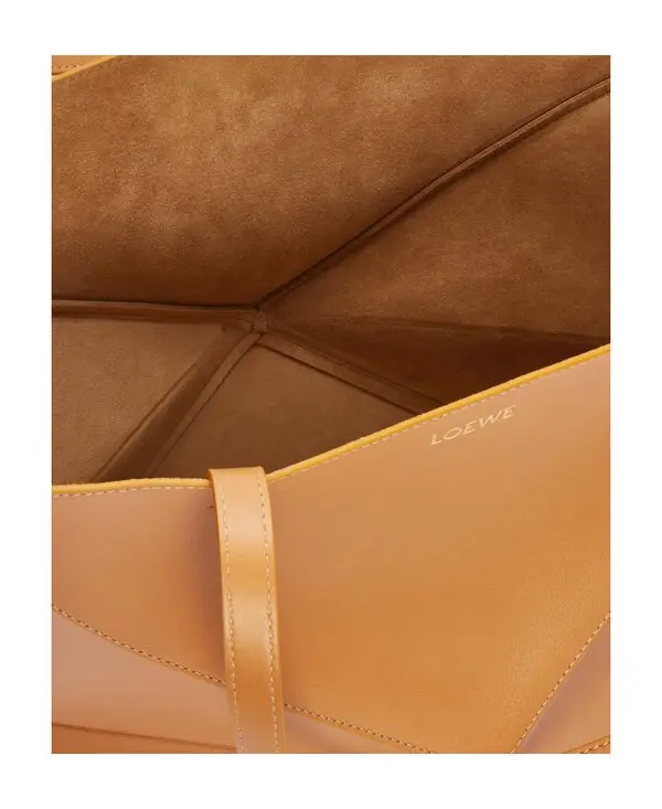 Loewe Puzzle Fold Tote Bag - Brown