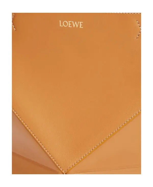 Loewe Puzzle Fold Tote Bag - Brown