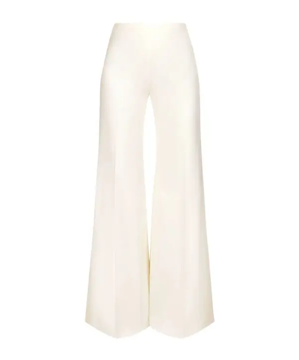 Nina Ricci Wool Trousers - Creme