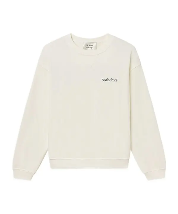 FRAME X Sotheby's Graphic Sweatshirt - White