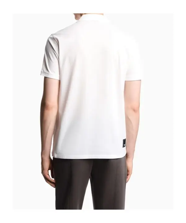 Emporio Armani Logo Patch Short-sleeved Polo Shirt