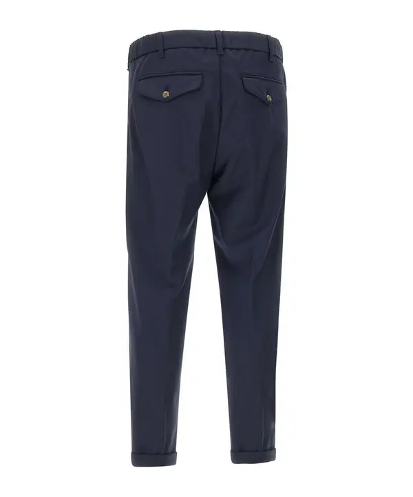 MYTHS Ares Slim-fit Pants - Navy Blue
